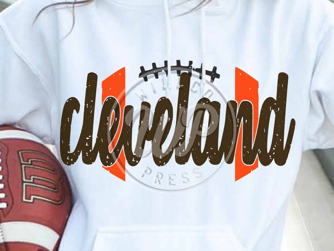 Cleveland Svg, Football Svg, Grunge Distressed, Png, Dxf, Svg Files for ...