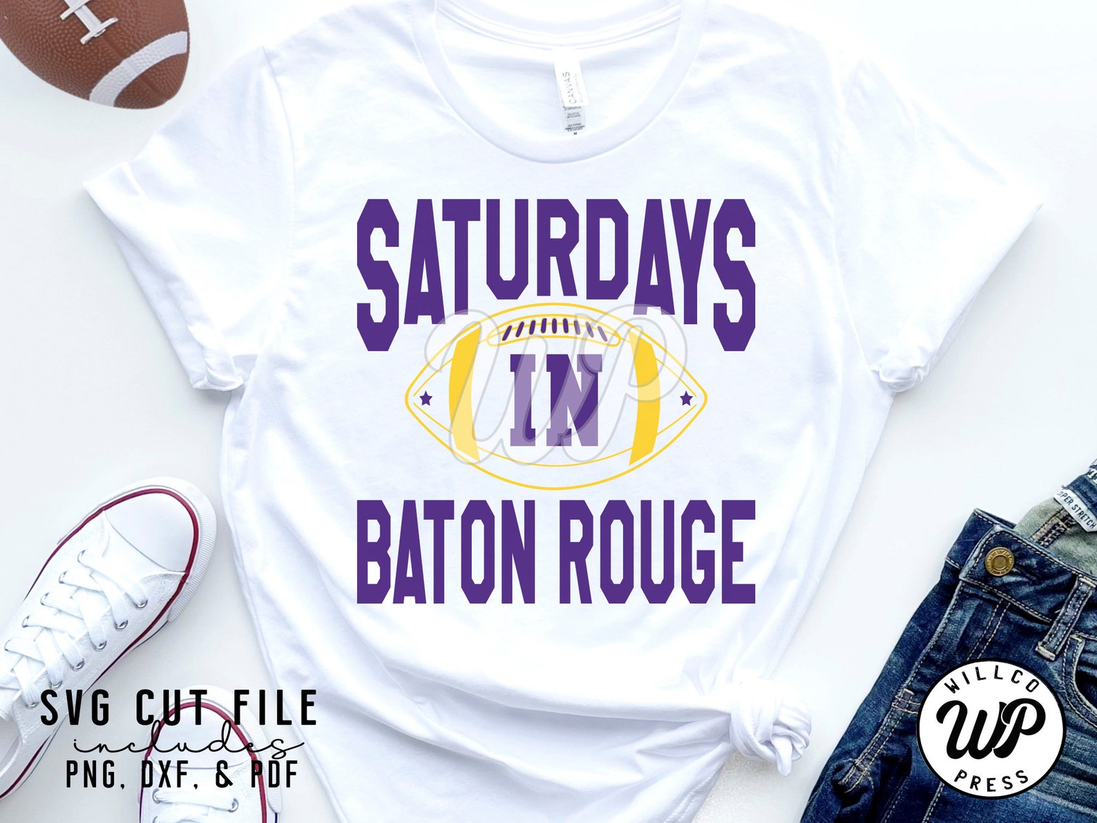 Saturdays in Baton Rouge Svg Louisiana Svg Football Png - Etsy