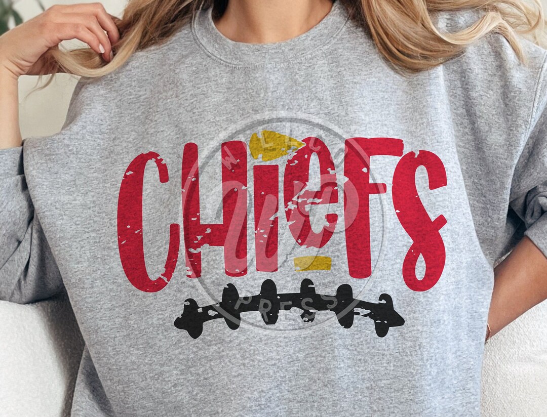 Chiefs Svg, Grunge Football, Digitial Download, Transparent Png, Dxf ...