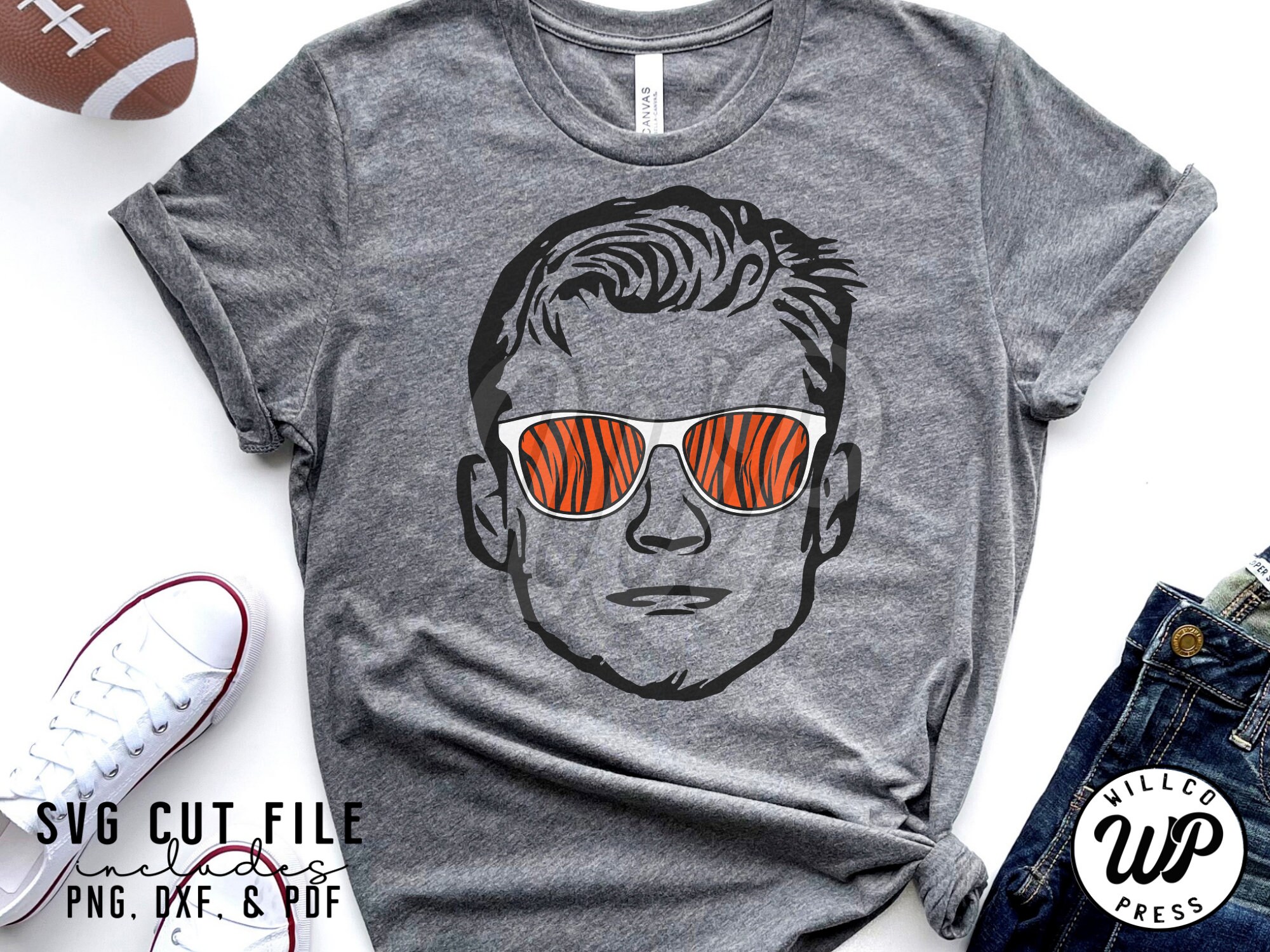 Cool Joe Svg Cincinnati Football Png Dxf Svg Files for - Etsy Ireland