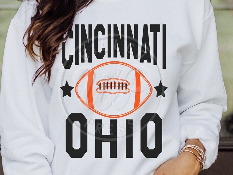 Cincinnati Ohio Svg, Football Svg, Png, Dxf, Svg Files for Cricut ...