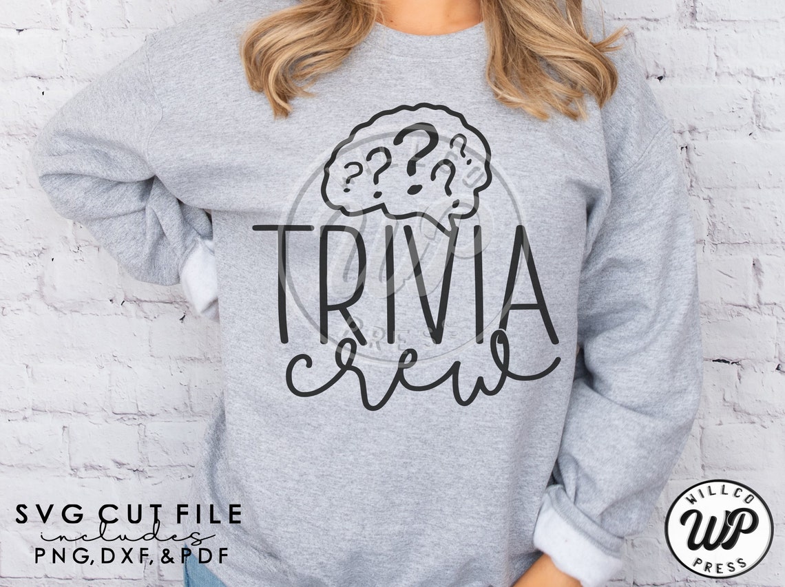 Trivia Crew Svg Trivia Night Svg Game Night Png Dxf Svg - Etsy