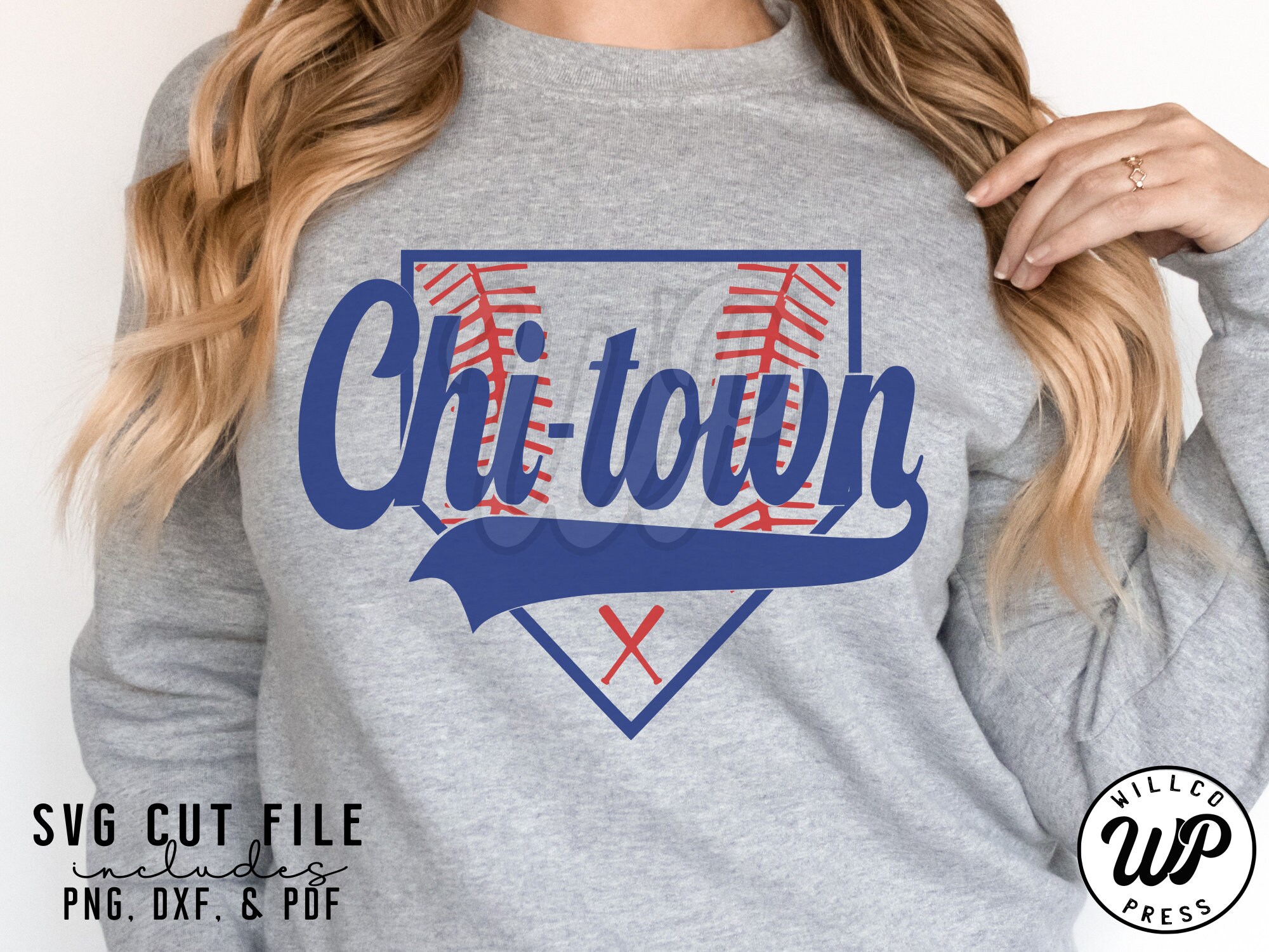 Chi Town Baseball Chicago Svg Png Dxf Svg Files for - Etsy