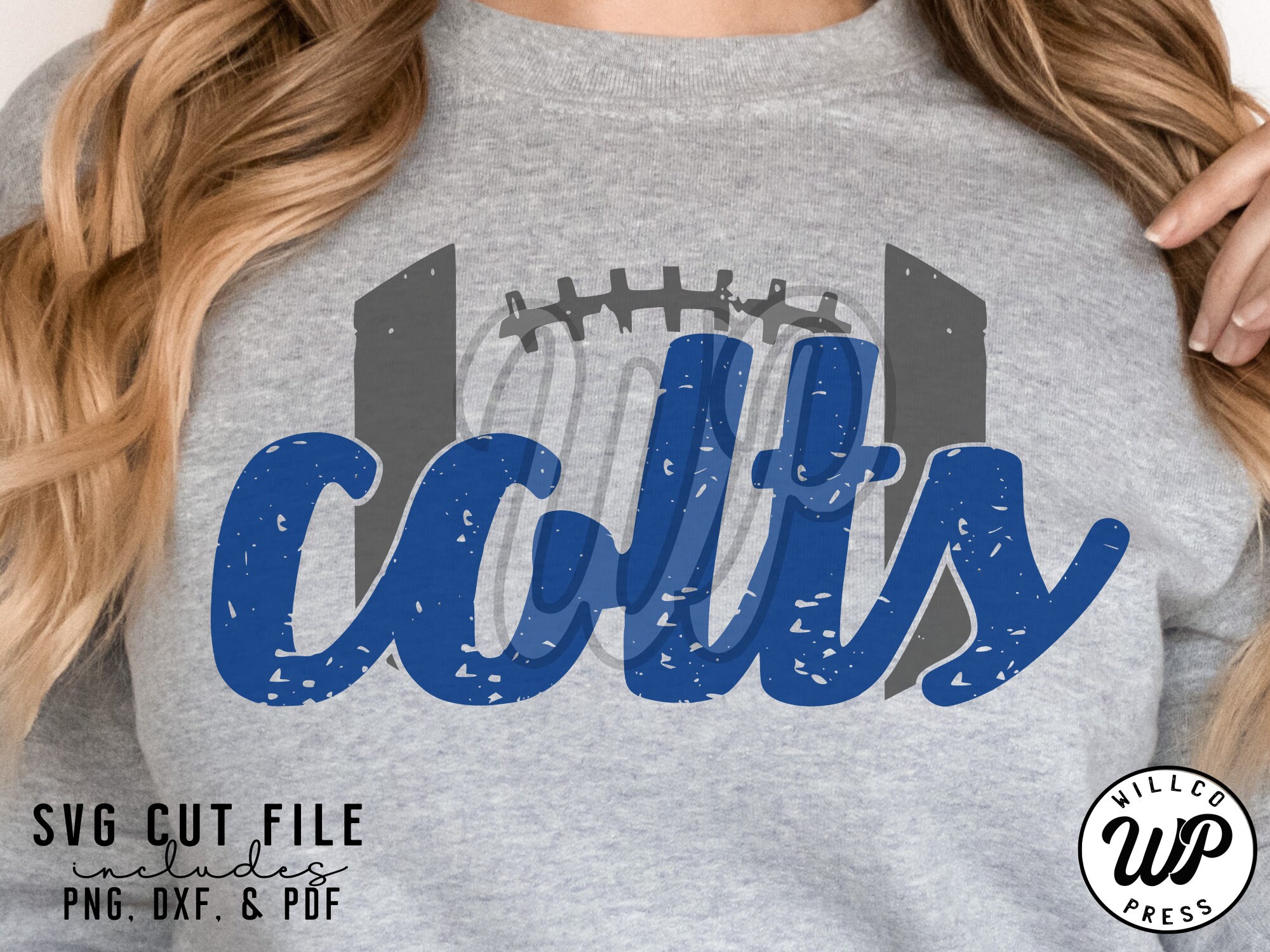 Colts Football Svg, SVG Files for Cricut, Grunge Distressed, Png, Dxf ...
