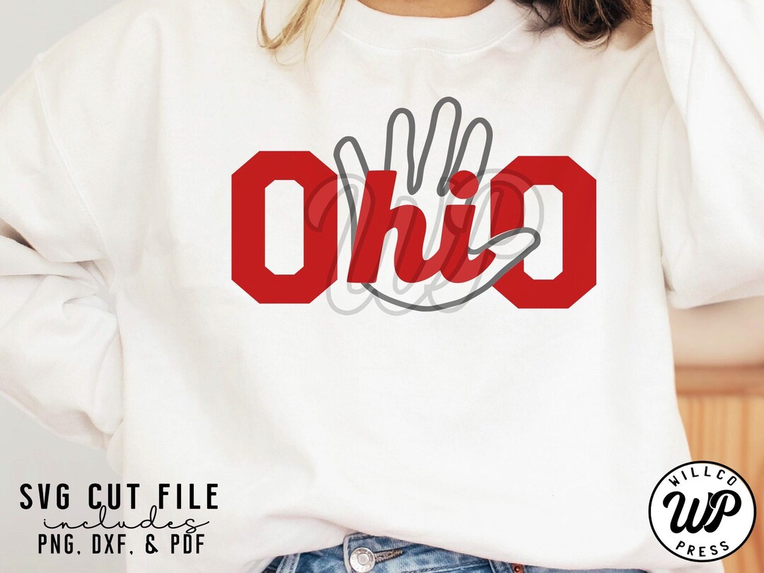 Ohio Wave Svg, Hello Ohio, Svg, Png, Dxf, Svg Files for Cricut, Vinyl ...