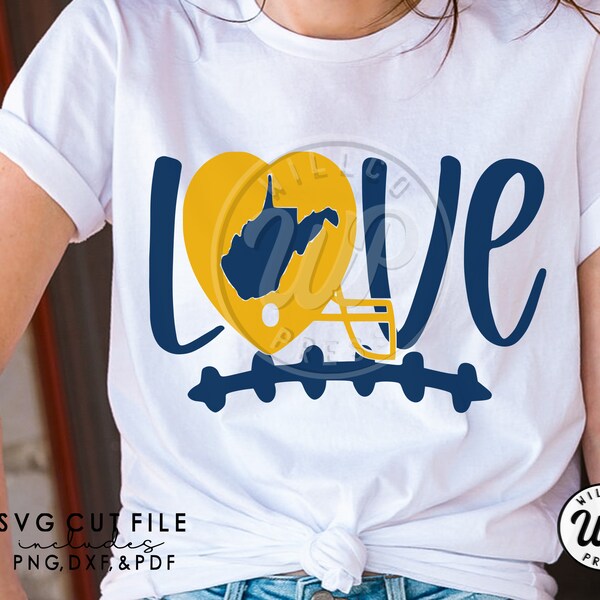 West Virginia Heart - Etsy