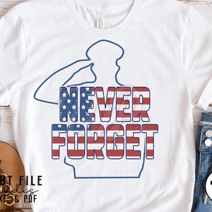 Never Forget Svg, Memorial Day Svg, Patriotic, American Flag, Png, Dxf ...