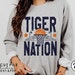 Tiger Nation Svg, Tigers Basketball, Retro Design, Png, Dxf, Svg Files ...