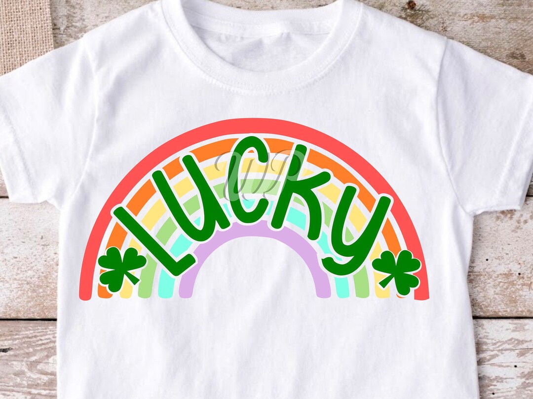 Lucky Rainbow Svg, St Patricks Day, Png, Dxf, , Svg Files for Cricut ...