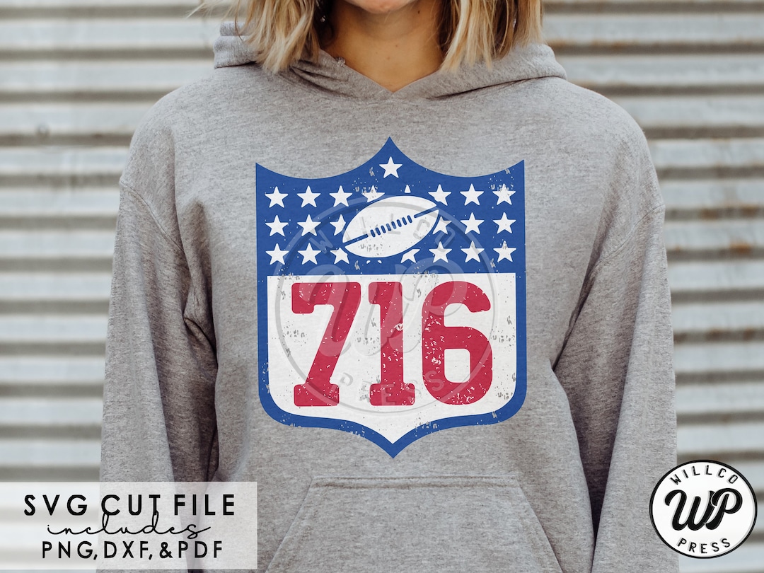716 Football Png, Buffalo Area Code, Svg Files for Cricut, 300 Dpi, Dtf ...