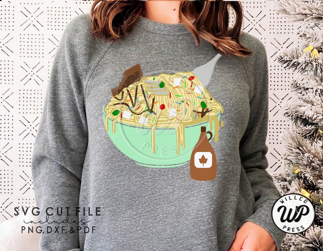 Elf Spaghetti Svg Christmas Svg Png Dxf Pdf - Etsy