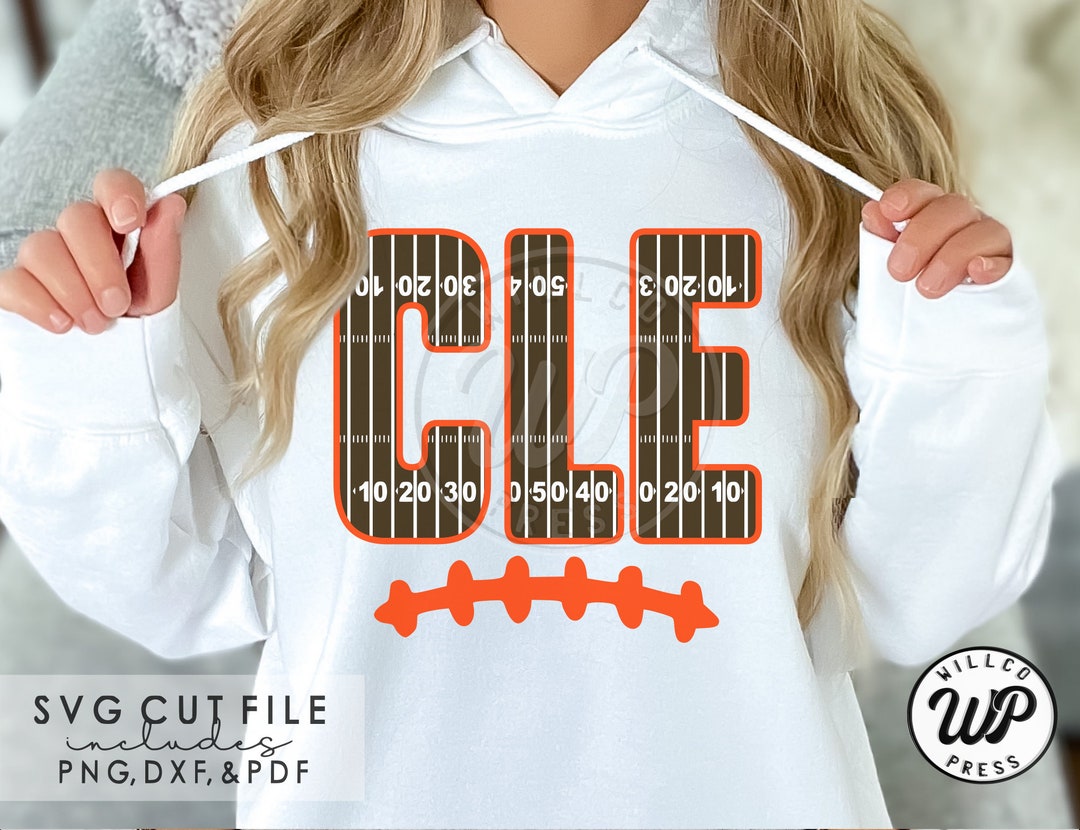 CLE Football Svg, Cleveland Svg, Airport Code, Png, Dxf, Svg Files for ...
