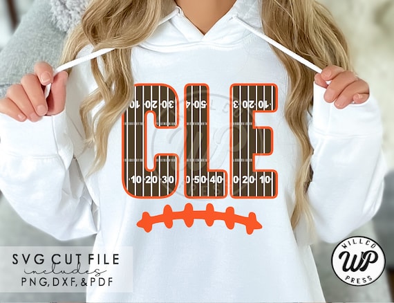 CLE Football Svg Cleveland Svg Airport Code Png Dxf Svg - Etsy