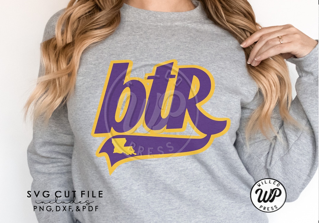 BTR Airport Code, Louisiana Retro Svg, Baton Rouge Svg, Png, Dxf, Svg ...