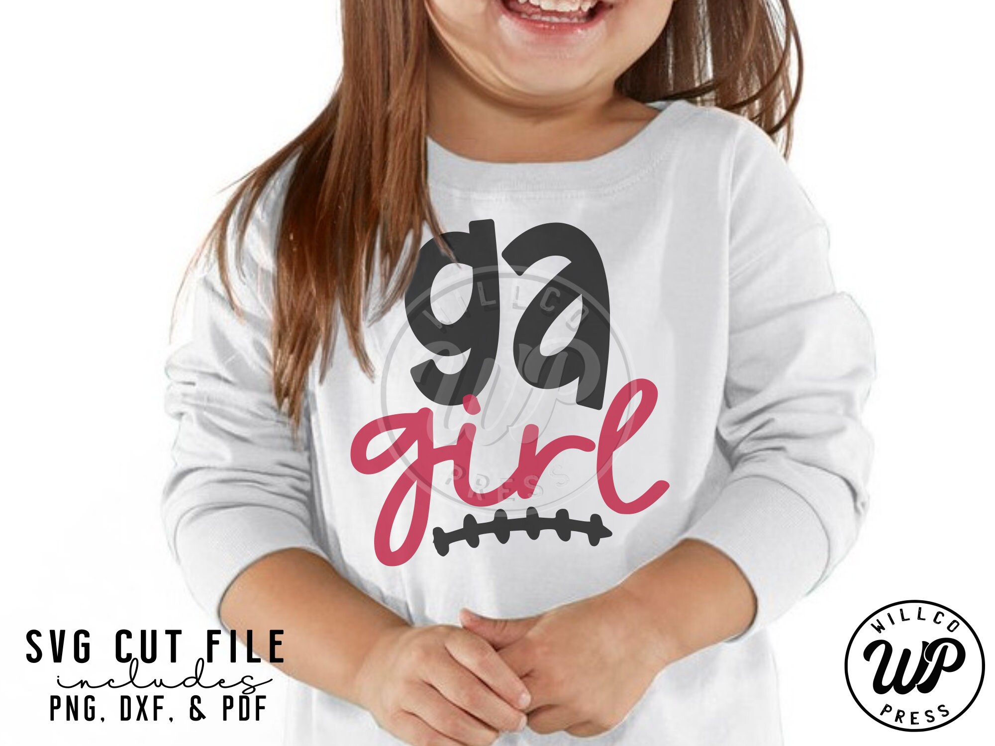 Georgia Girl Svg Ga Football Svg Png Dxf Svg Files For Etsy Australia