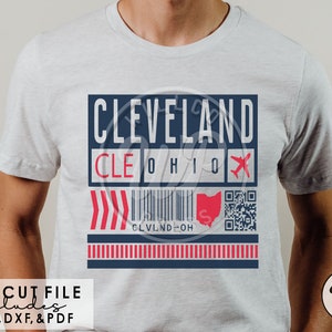 Cleveland Ohio Svg, CLE Airport Tag, Digital Download, High Resolution ...