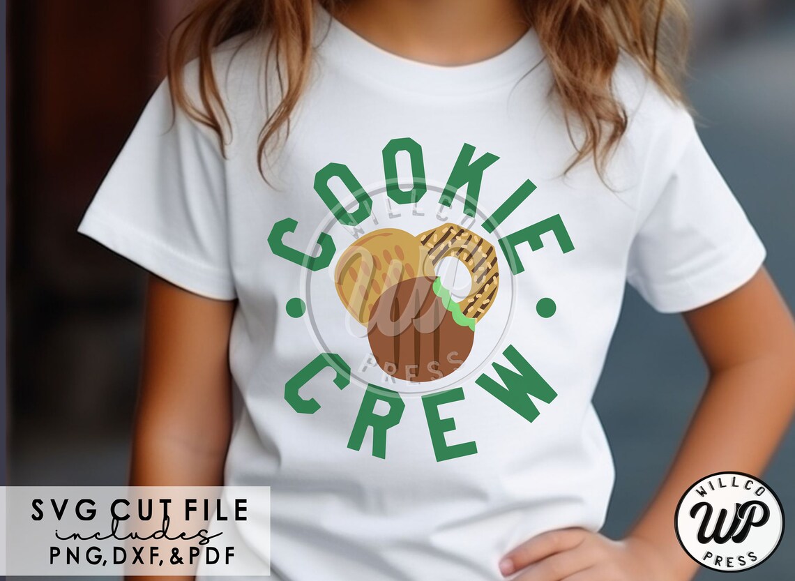 Cookie Crew Svg, Scout Troop Svg, Cookies Clipart, Transparent Png ...