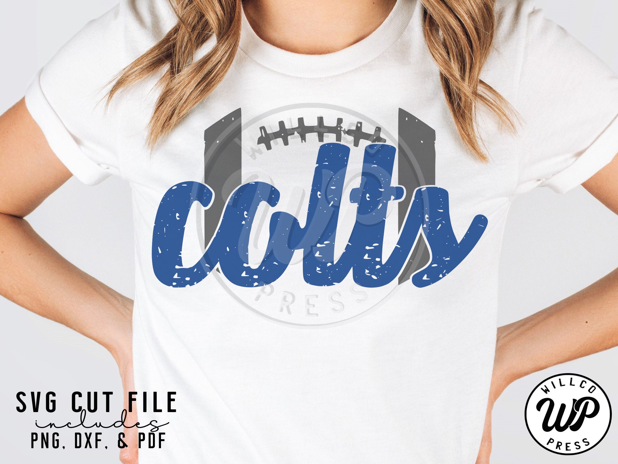Colts Football Svg SVG Files for Cricut Grunge Distressed - Etsy