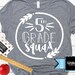 5th Grade Squad Fifth Grade Svg Teacher Svg Png Dxf Svg - Etsy