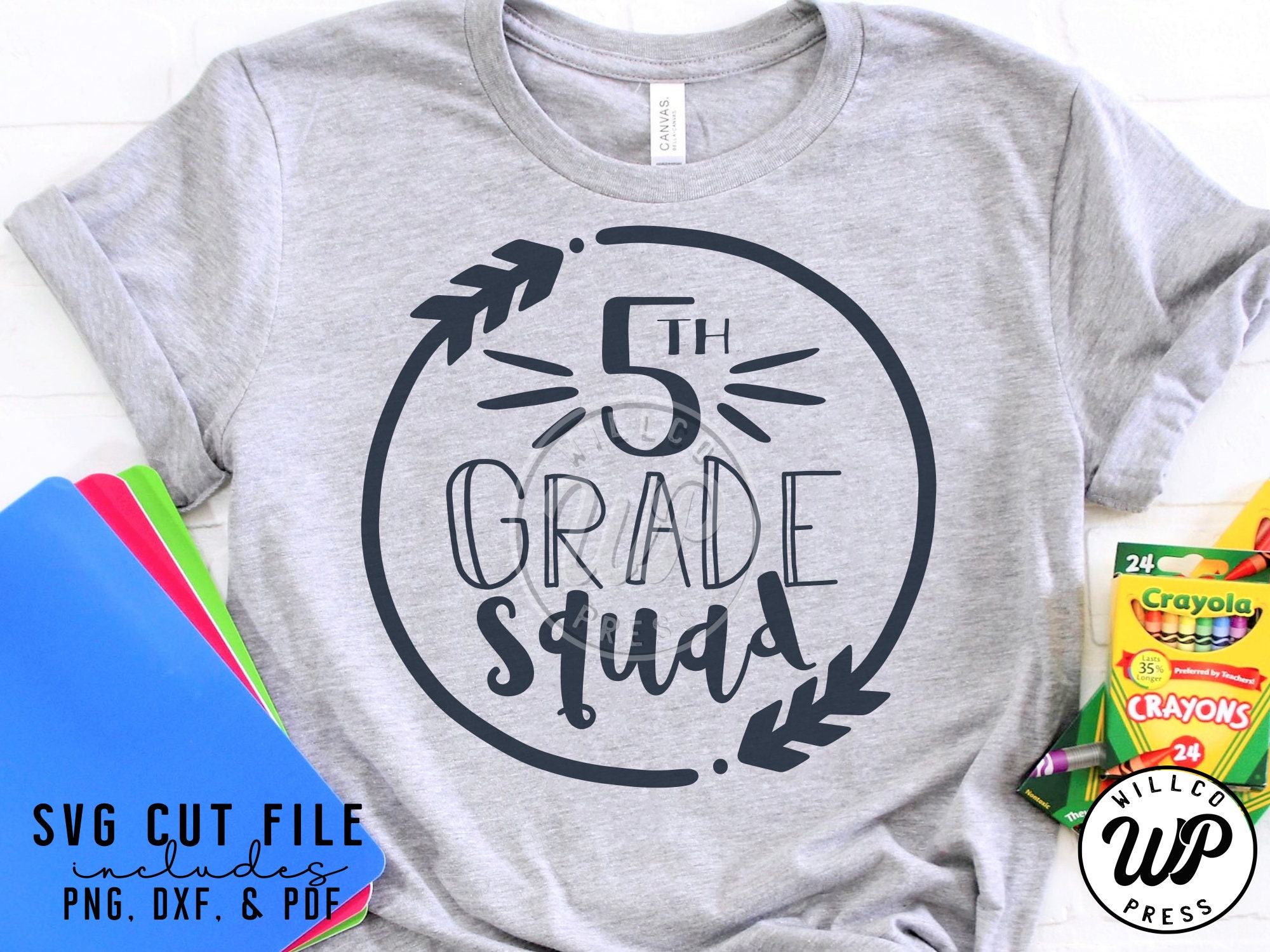 5th Grade Squad, Fifth Grade Svg, Teacher Svg, Png, Dxf, Svg Files for ...