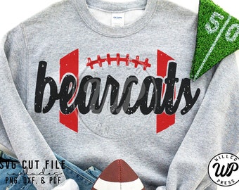 Bearcats Svg Bearcat Nation School Spirit Shirts Svg School - Etsy