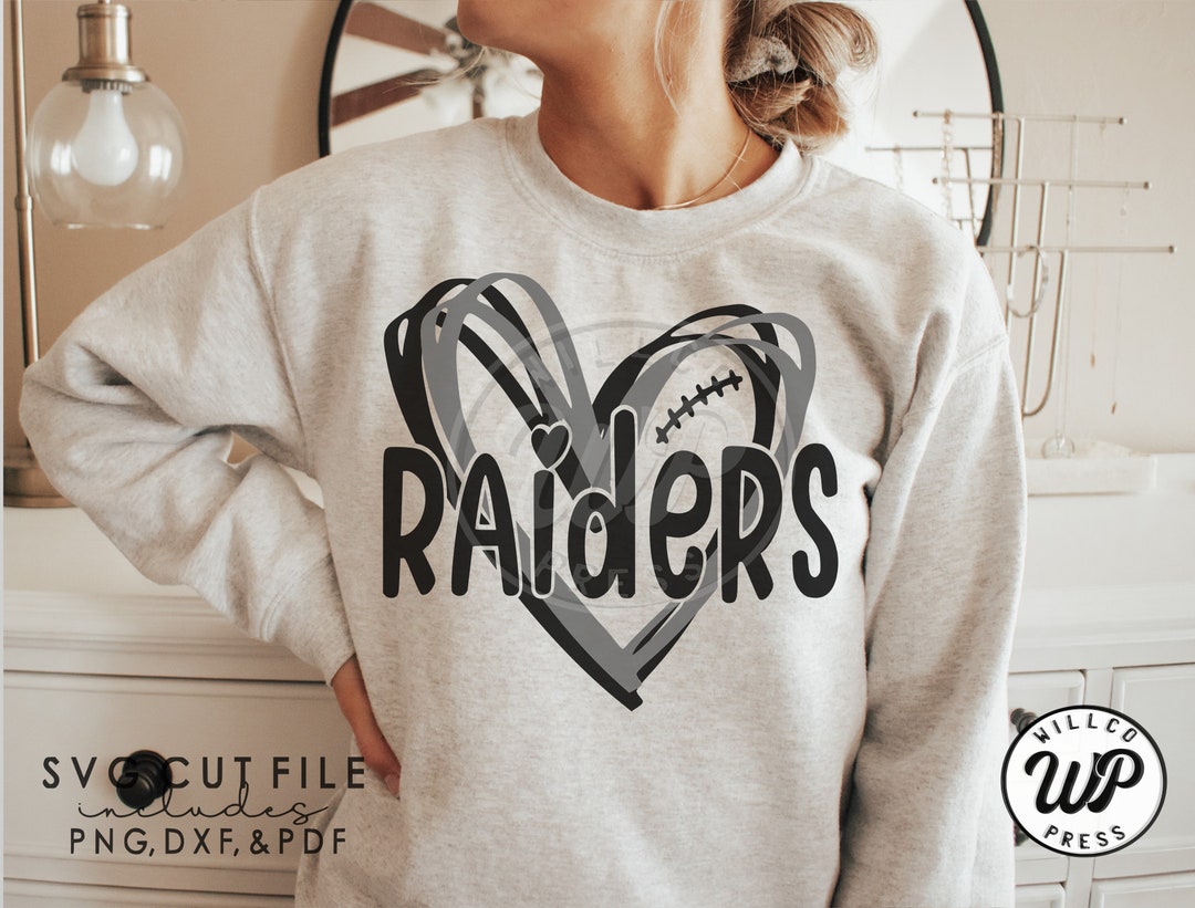 Raiders Svg Football Svg Png Dxf Svg Files for Cricut - Etsy