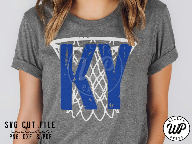 KY Basketball Svg Kentucky Svg Grunge Distressed Png Dxf - Etsy