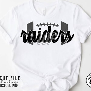 Raiders Football Svg, Grunge Distressed, Png, Dxf, Svg Files for Cricut ...