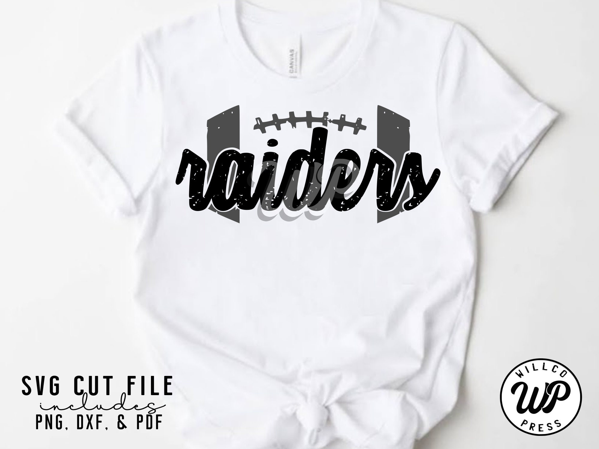 Raiders Football Svg Grunge Distressed Png Dxf Svg Files - Etsy