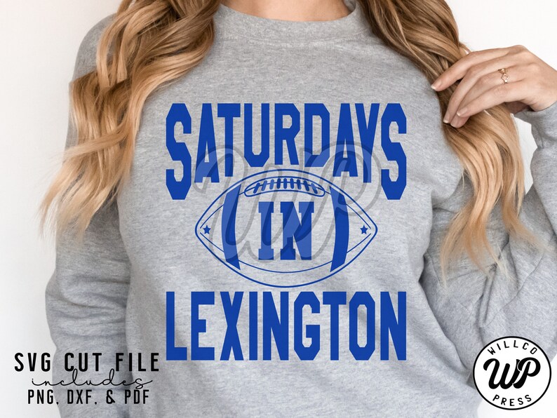 Saturdays in Lexington Svg Kentucky Svg Football Png Dxf - Etsy