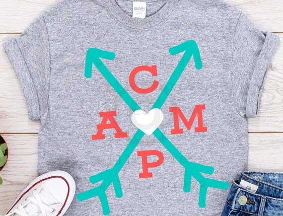 Camp Arrows Svg Camp Shirt Summer Camp Svg Camping Svg | Etsy