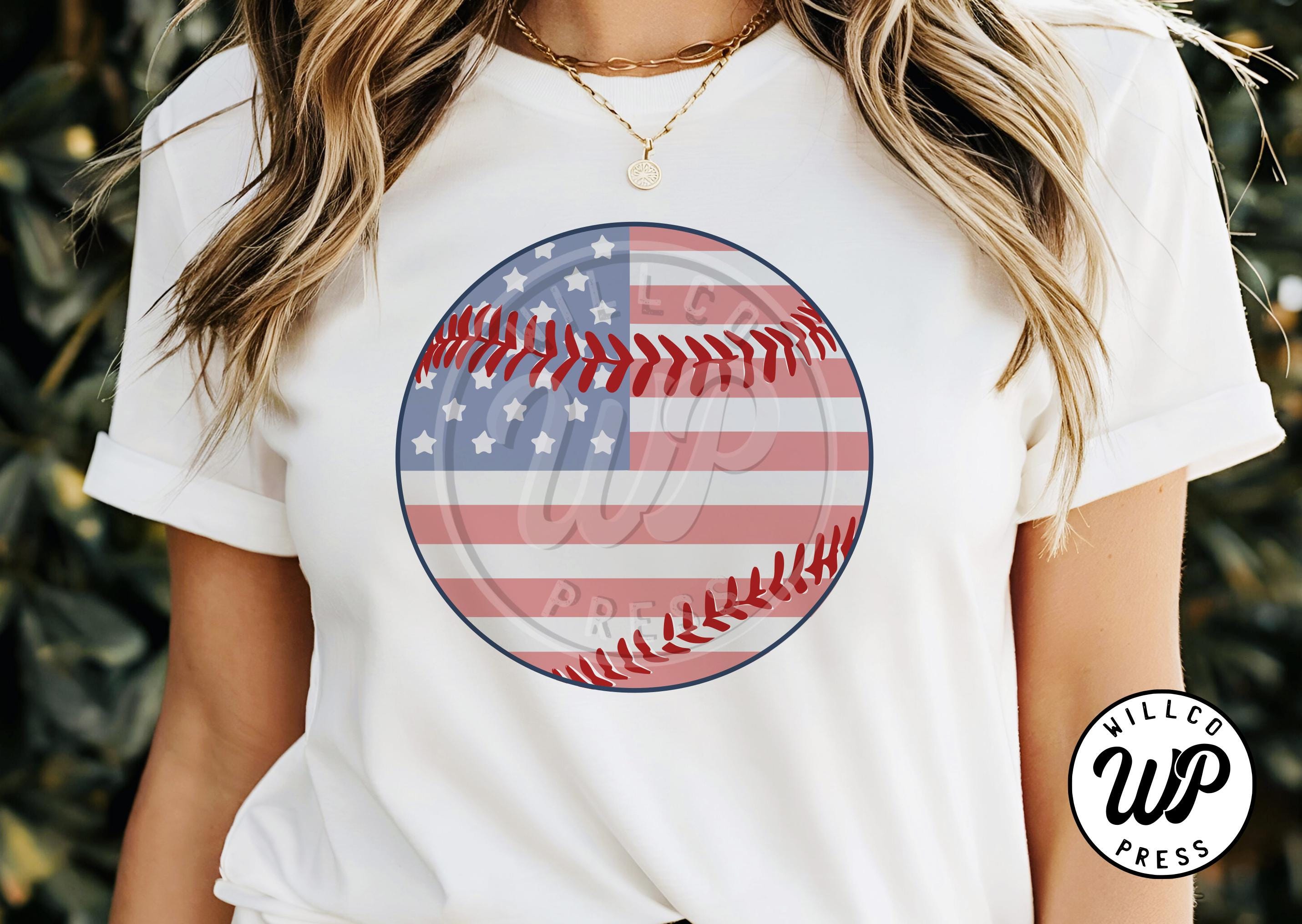 America Baseball Svg, American Flag, Baseball, Png, Dxf, Svg Files for ...