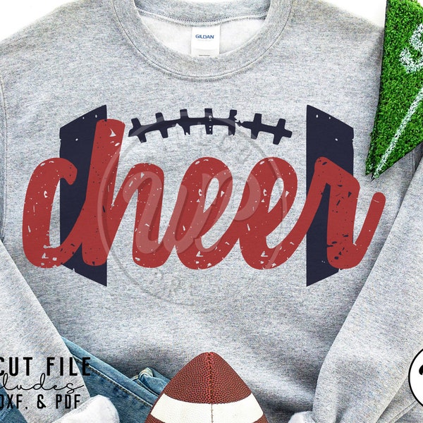 Football and Cheer Svg - Etsy