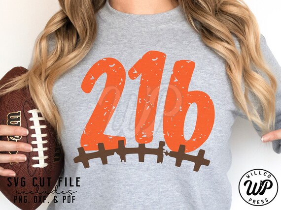 216 Football Svg Cleveland Svg Png Dxf Grunge Distressed - Etsy