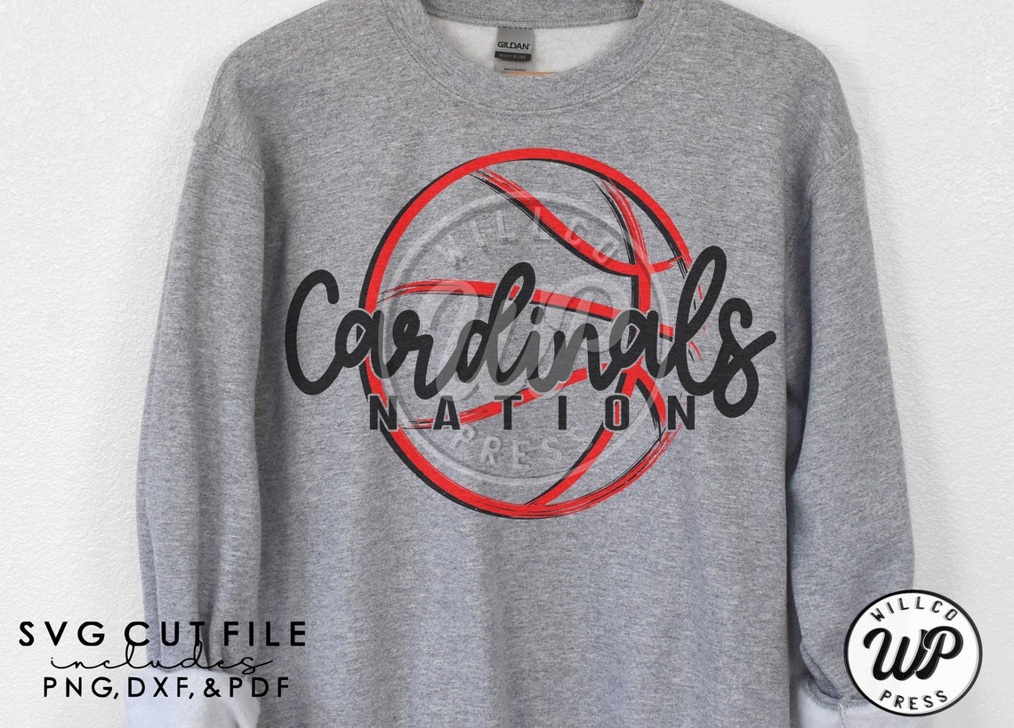 Cardinals Nation Svg, Basketball Svg, Png, Dxf, Svg Files for Cricut ...