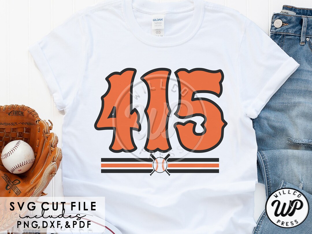 415 Baseball Png, San Francisco Svg, 300 Dpi Clipart, Area Code Shirts ...
