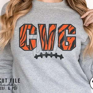 CVG Svg, Cincinnati Football, SVG Files for Cricut, Png, Dxf ...