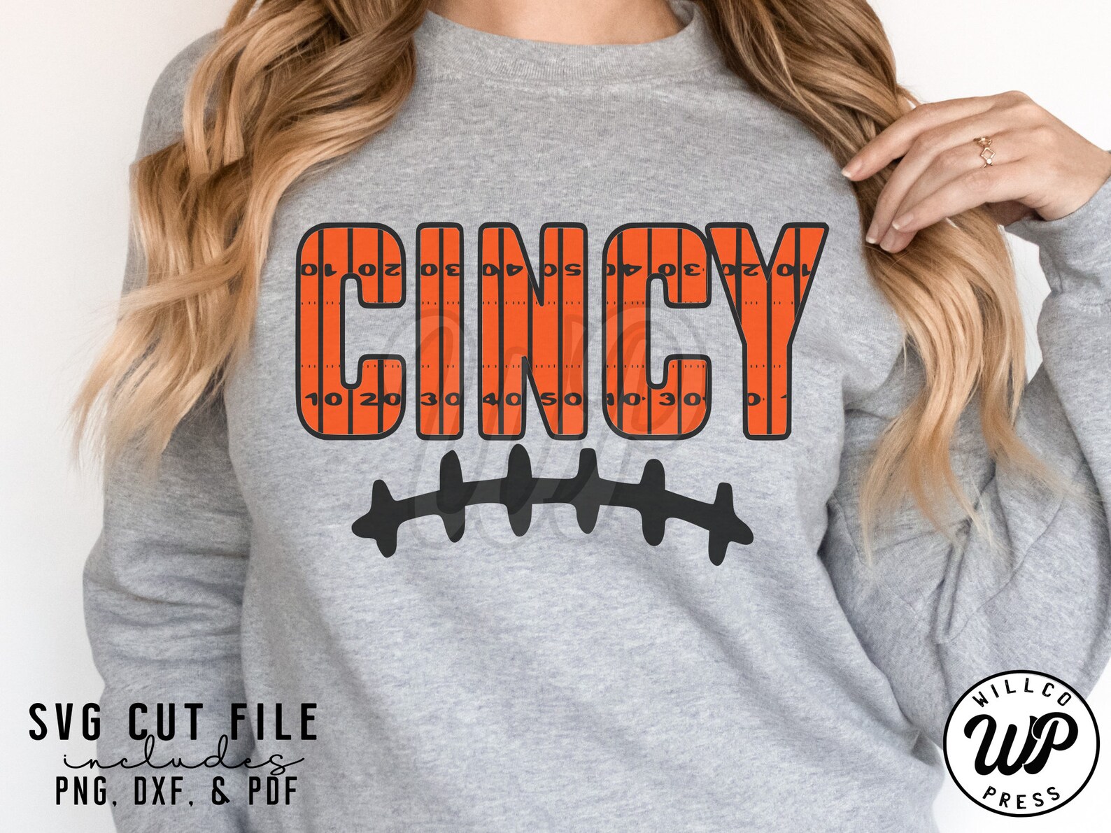 Cincy Football Svg, Cincinnati Field, Png, Dxf, Svg Files for Cricut ...