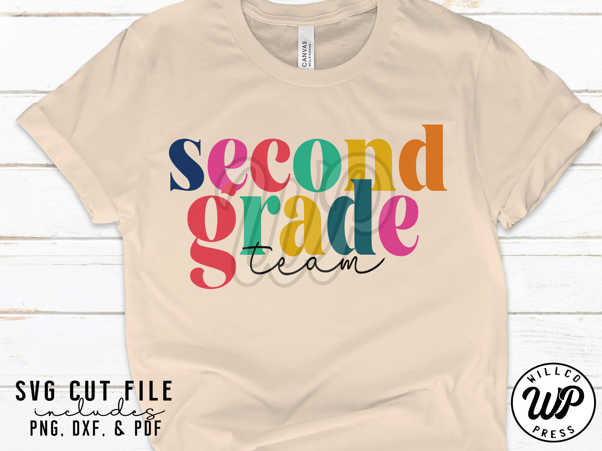 Second Grade Team Teacher Svg 2nd Grade Png Dxf Svg Files - Etsy