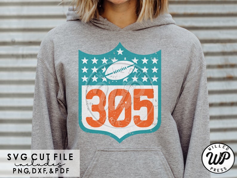 305 Football Png, Miami Area Code, Svg Files for Cricut, 300 Dpi, Dtf ...