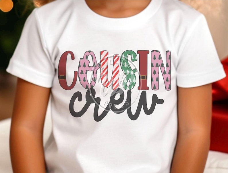 Cousin Crew Png, Christmas Cousins Png, Digital Download, Dtf Transfer Image, Svg Files for ...