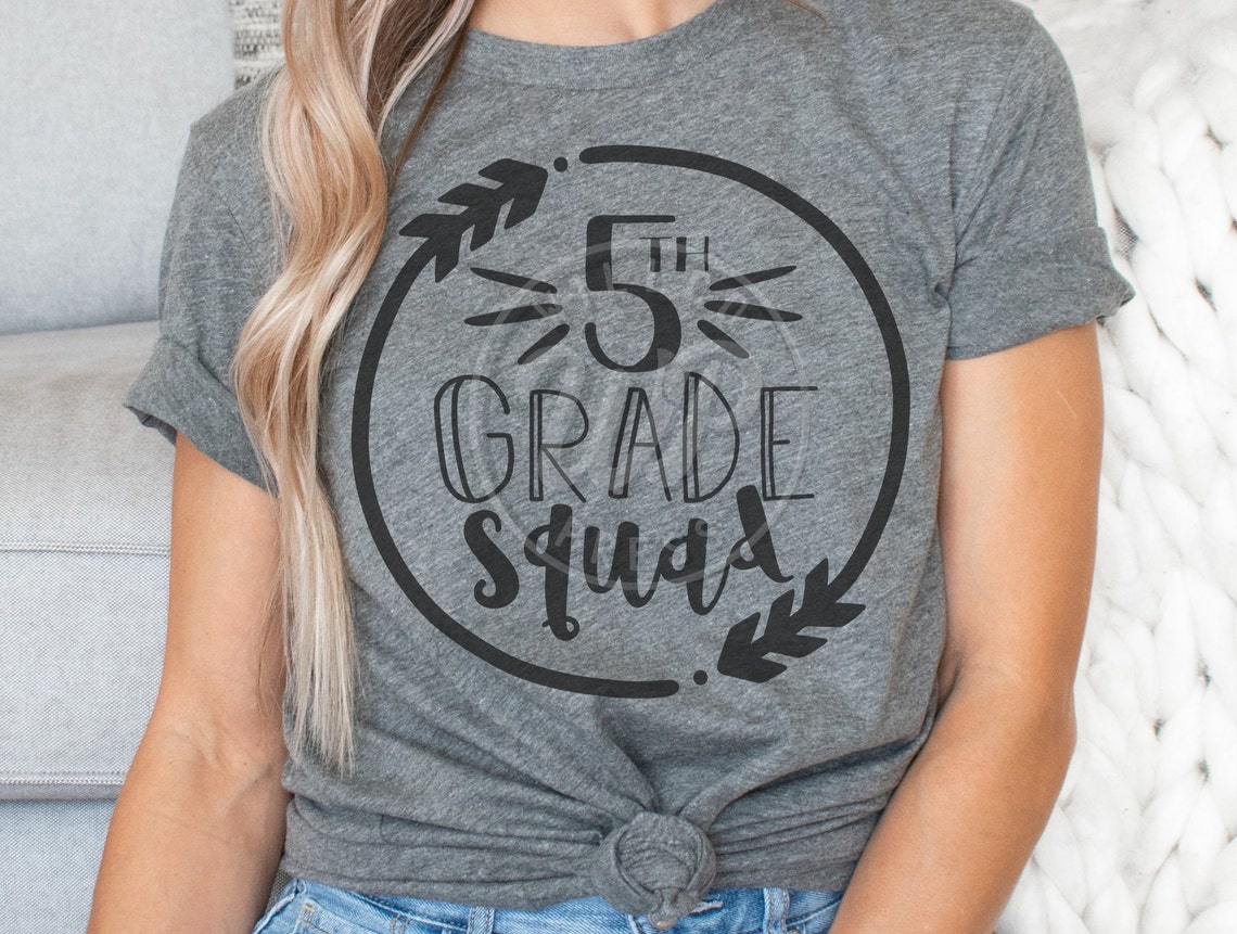 5th Grade Squad Fifth Grade Svg Teacher Svg Png Dxf Svg - Etsy