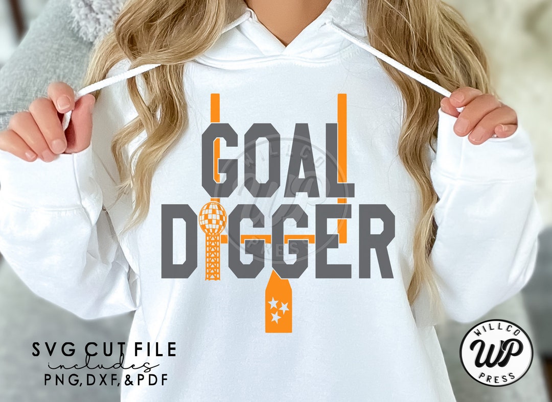 Goal Digger Svg, Tennessee Stars, Football Goal Svg, Png, Dxf, Svg ...
