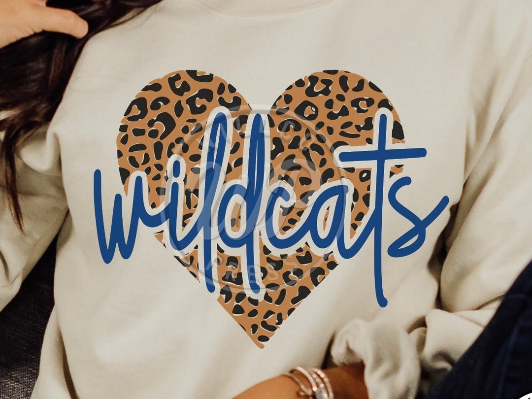 Wildcats Svg, Cheetah Heart Svg, Animal Print, Png, Dxf, Svg Files for ...