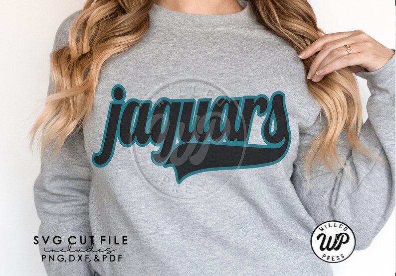 Jaguars Retro Svg Svg Files for Cricut Dxf Png - Etsy