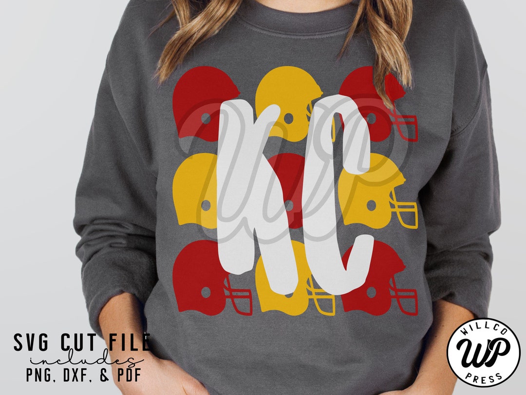 KC Football Svg, Kansas City Helmets, Png, Dxf, Svg Files for Cricut ...
