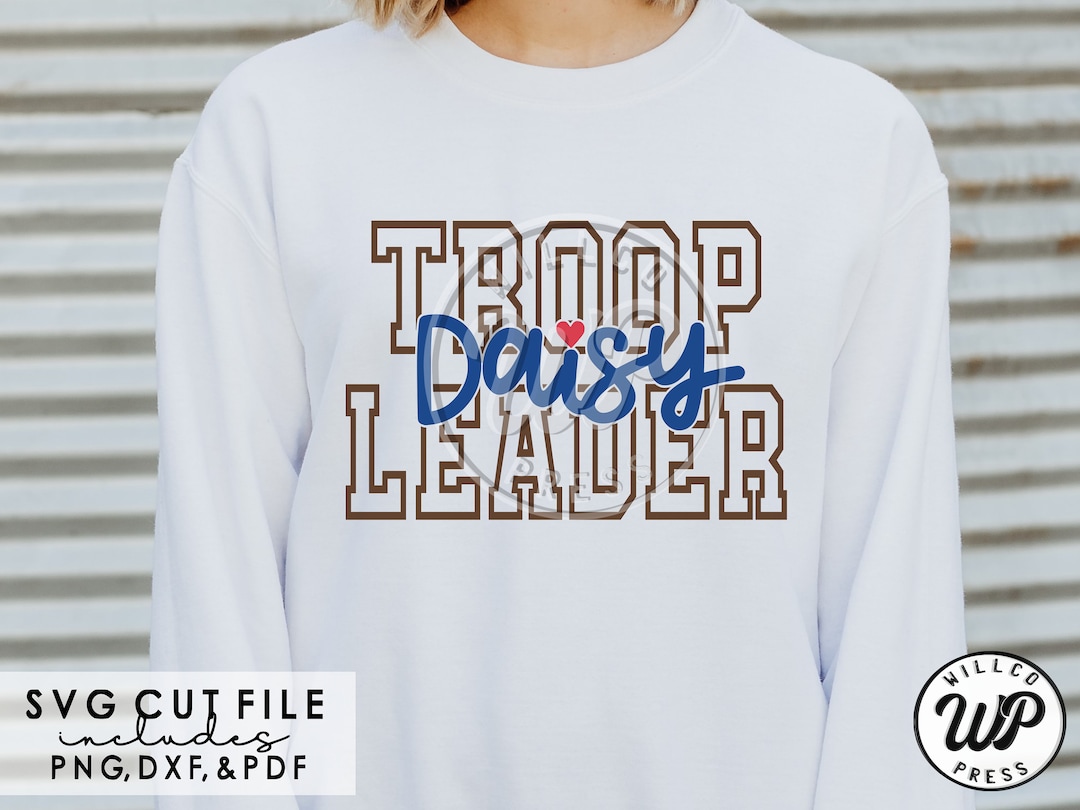 Daisy Troop Leader, Daisies Scout Svg, Transparent Png, Sublimination ...