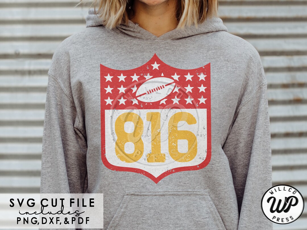 816 Football Png, Kansas City Area Code, Svg Files for Cricut, 300 Dpi ...