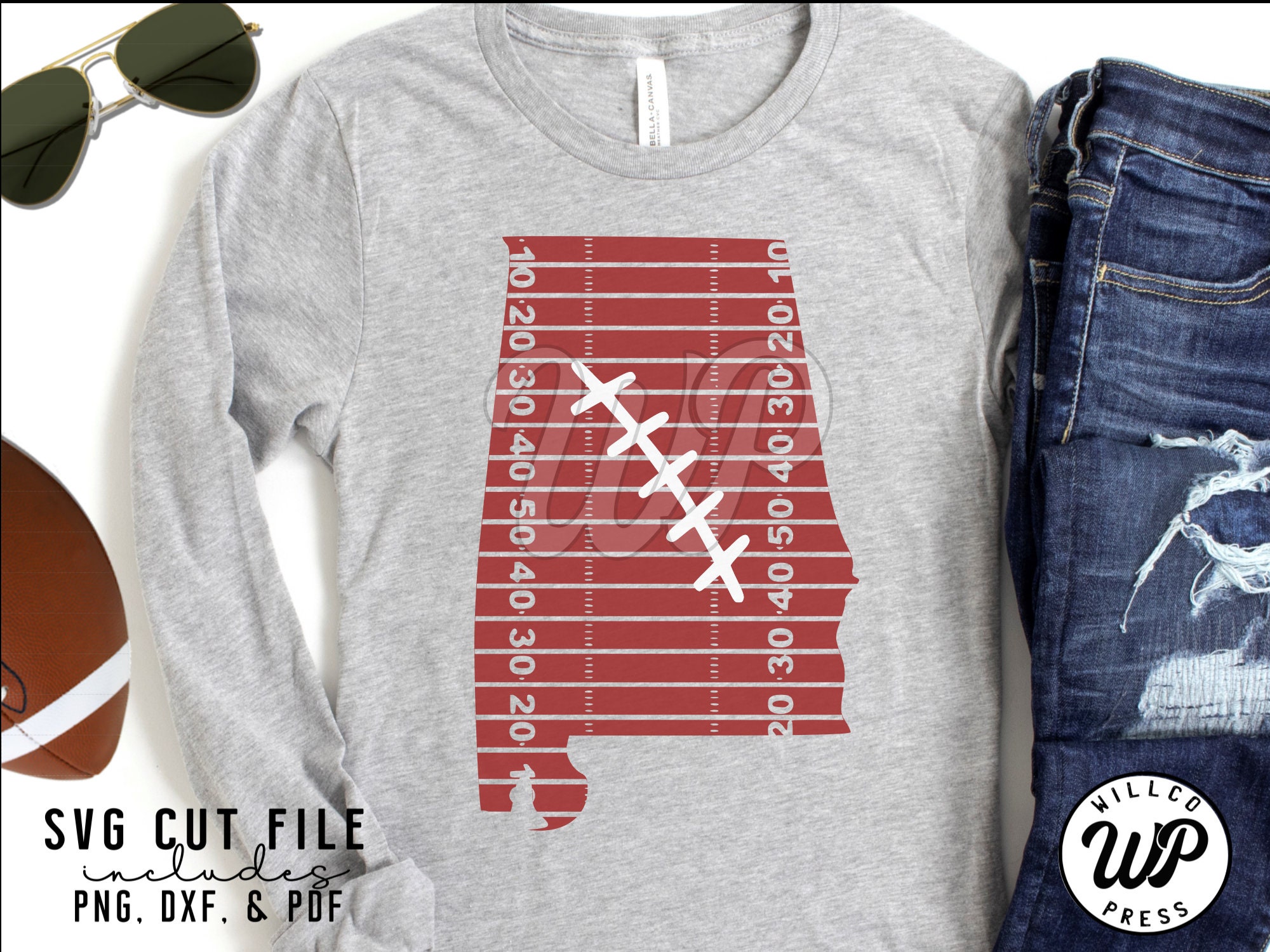 Alabama Football SVG Files for Cricut State Outline Vinyl - Etsy