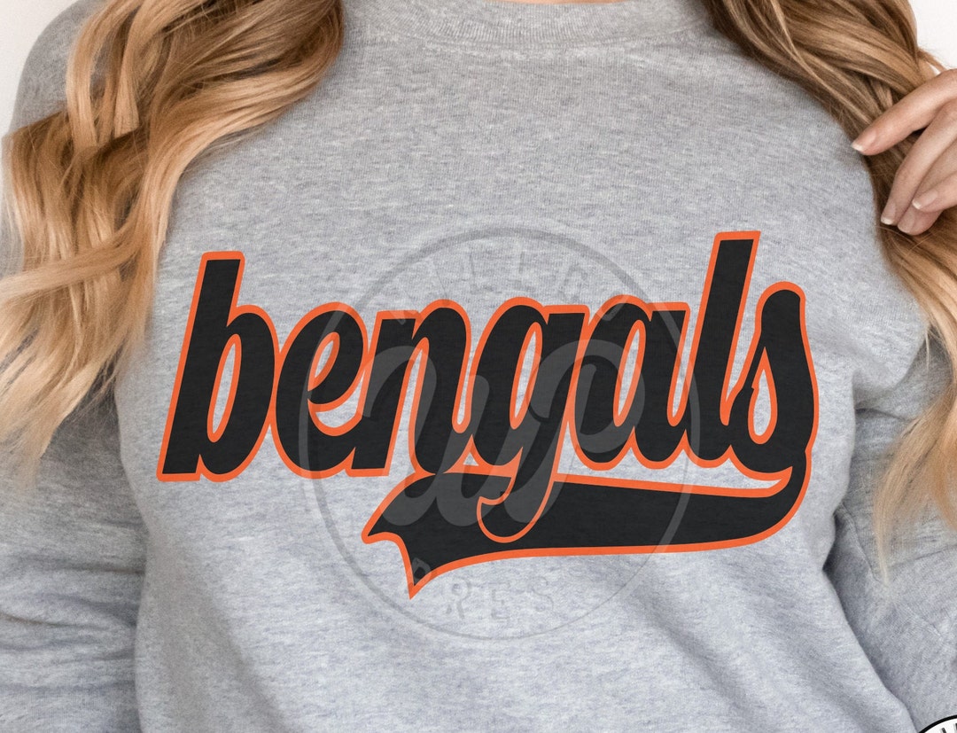 Bengals Retro Svg, Svg Files for Cricut, Dxf, Png, Sublimination, Vinyl ...